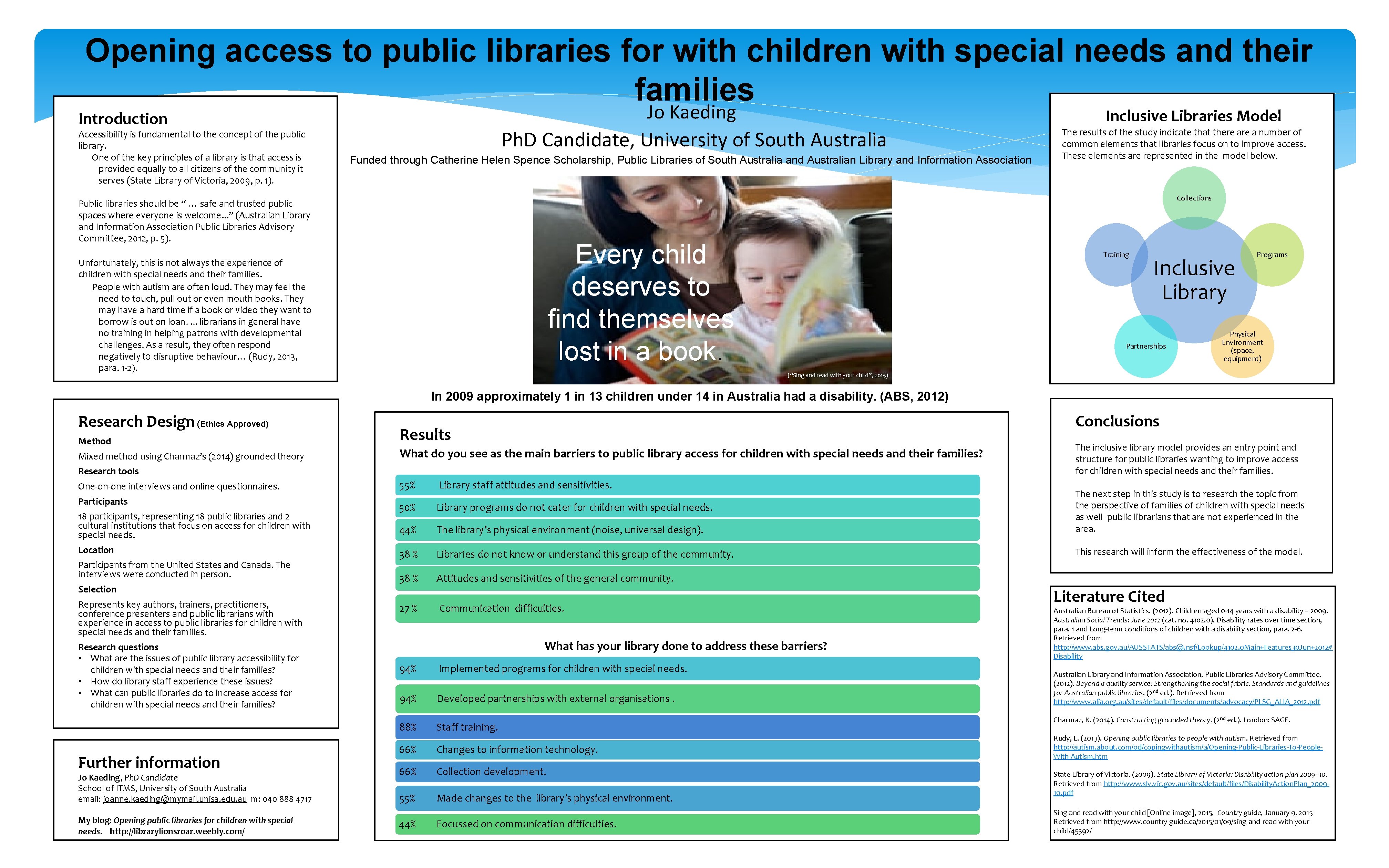 Opening access to public libraries for with children