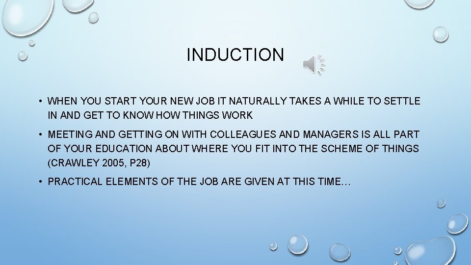 STAFF INDUCTION MENTORING APPRAISAL ARE THEY NECESSARY BY