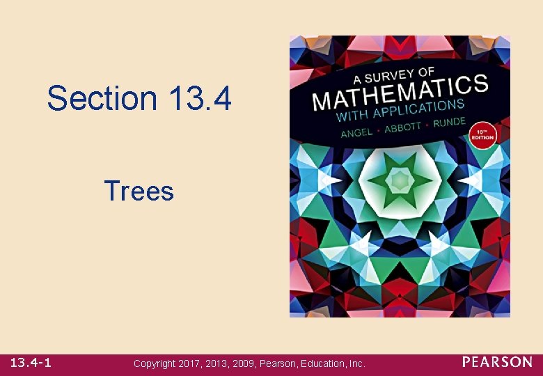Section 13 4 Trees 13 4 1 Copyright