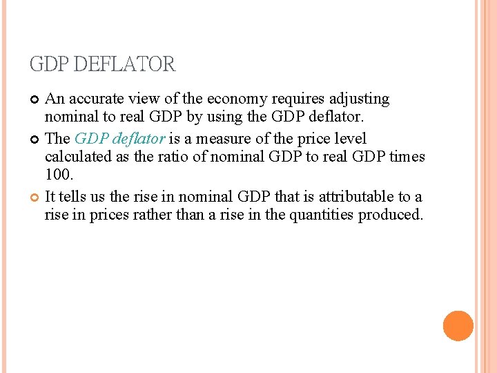 MEASURING A NATIONS INCOME AMBA Macroeconomics Lecturer Jack