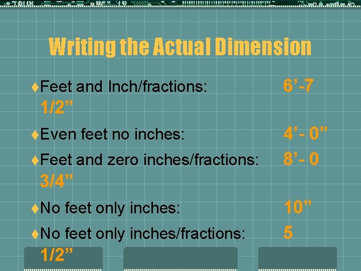 Architectural Dimensioning Part 1 FloorPlan Dimensions t Dimensioning