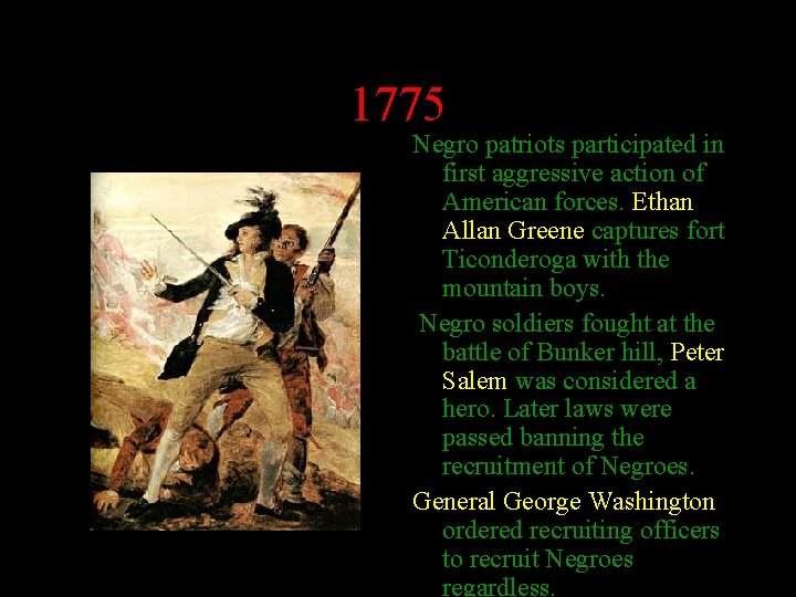 TIMELINE OF AFRICAN AA TIMELINE OF AFRICAN AMERICAN