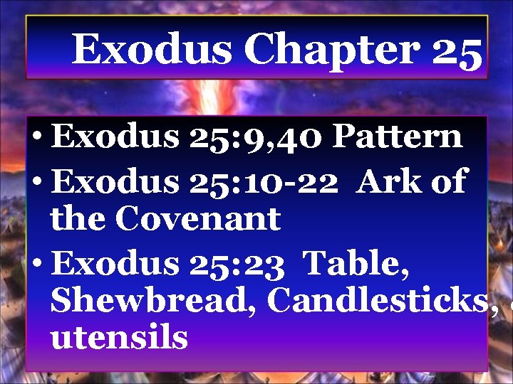 Hebrews 8 4 5 make all things according