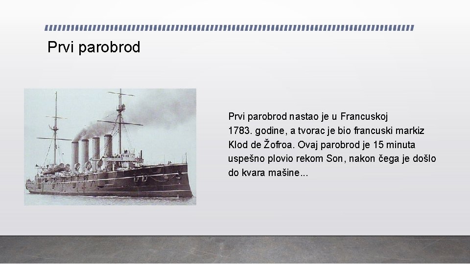 Putovanja parobrodom ta je parobrod Parobrod odnosno brod