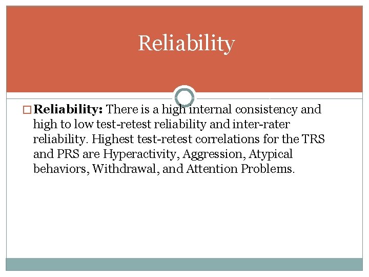 Misti Rohde EDUC 535 February 26 2012 BEHAVIOR