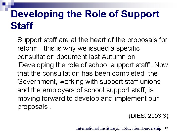 Managing schools in England an overview of teaching