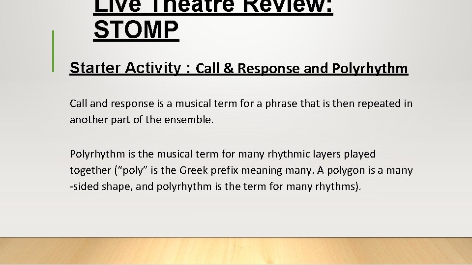 Year 7 Unit 1 Lesson Two Learning Objectives