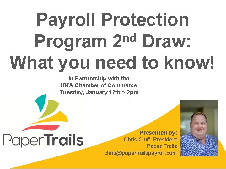 Payroll Protection nd Program 2 Draw What you