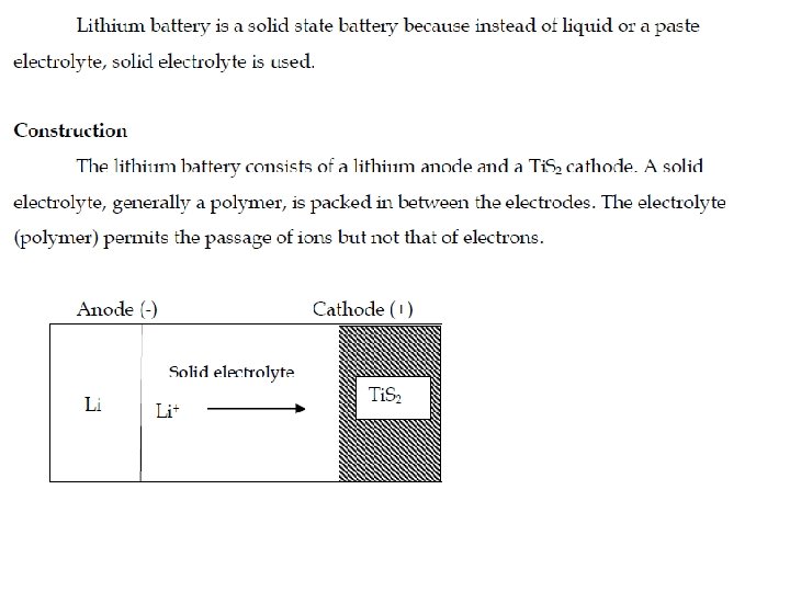 BATTERIES Definition Types of Batteries Primary Batteries A