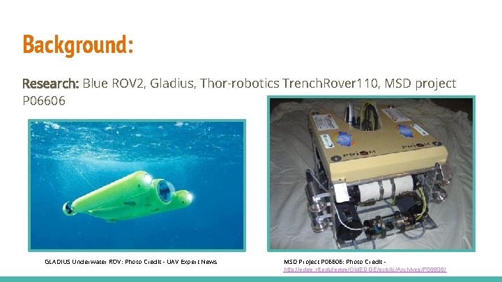 Finger Lakes Explorer ROV Design Review Problem Definition