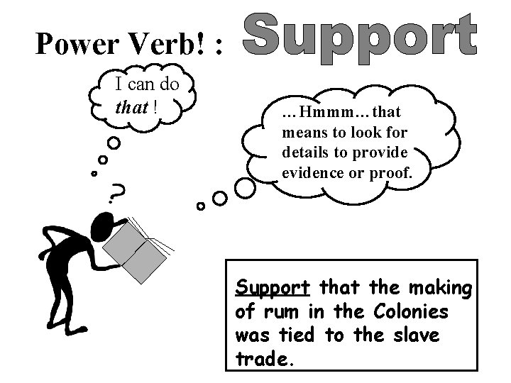 Power Verb I can do that Hmmmthat means