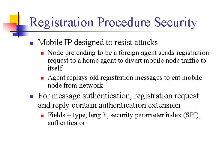 Mobile IP and Wireless Application Protocol Chapter 12