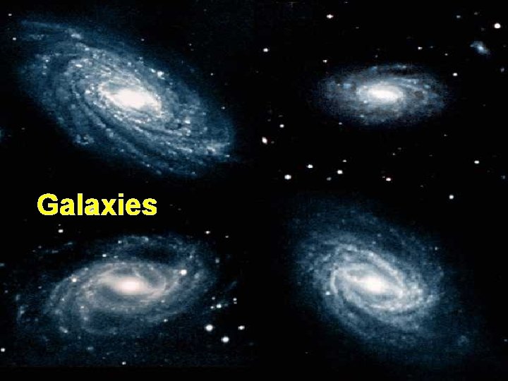 Galaxies Galaxy Large groupings of stars in space