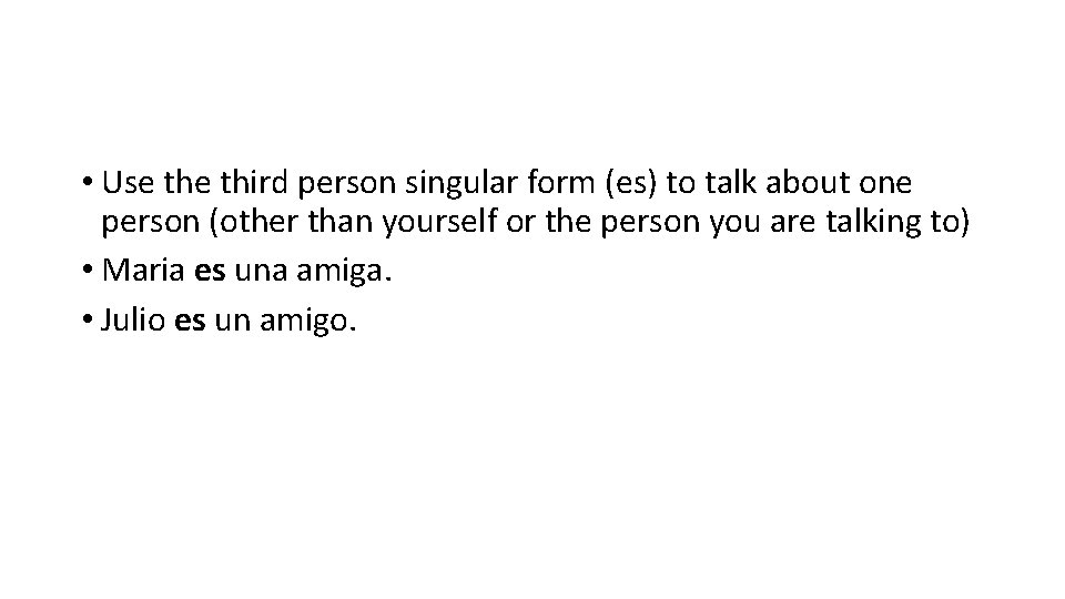 El verbo ser Verbs in Spanish conjugate meaning