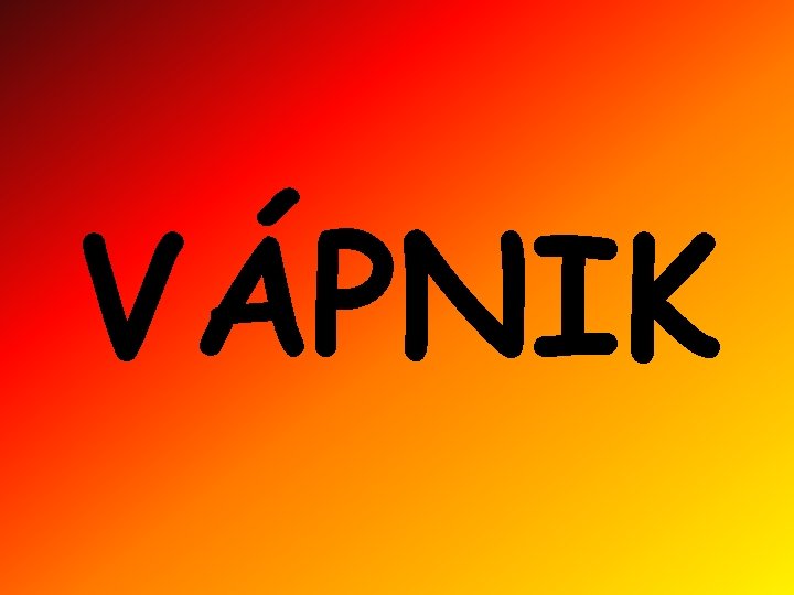 VPNIK ZNAKA VPNIK lat Calsium Vpnik patr medzi