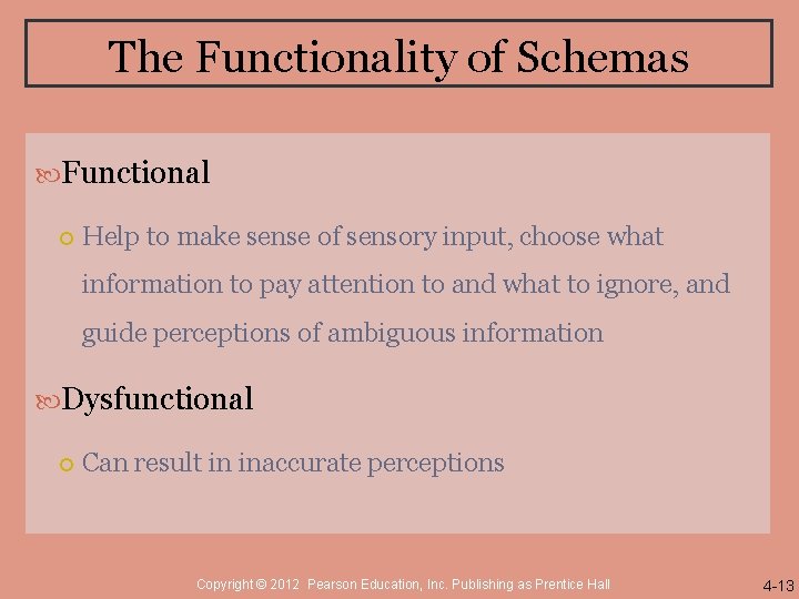 Perception Attribution and the Management of Diversity Understanding