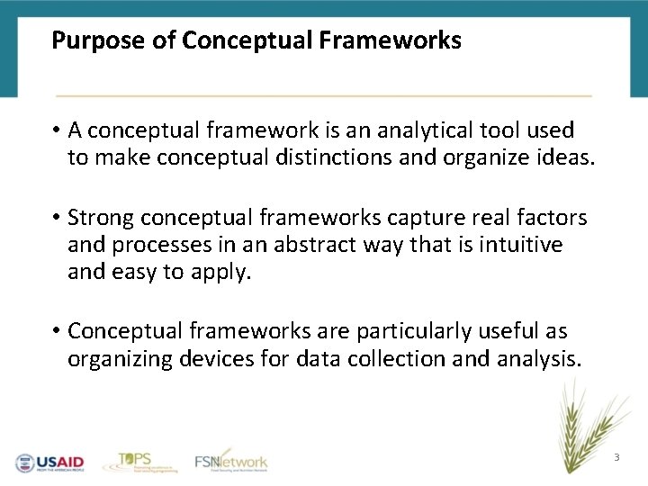 1 2 Using Conceptual Frameworks to Inform TOC