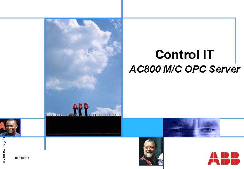 Control IT ABB Ltd Page 1 AC 800