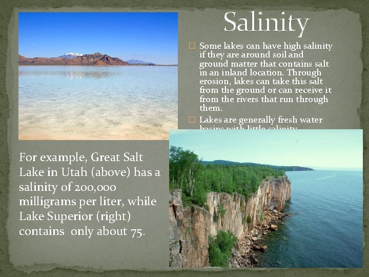 Lakes Oligotrophic and Eutrophic By Chloe Vorseth Location