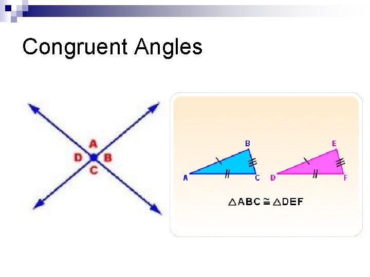 Angle Relationships Objectives n You will learn new