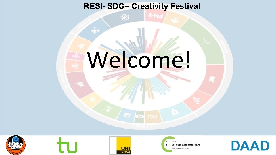 RESI SDG Creativity Festival Welcome RESI SDG Creativity