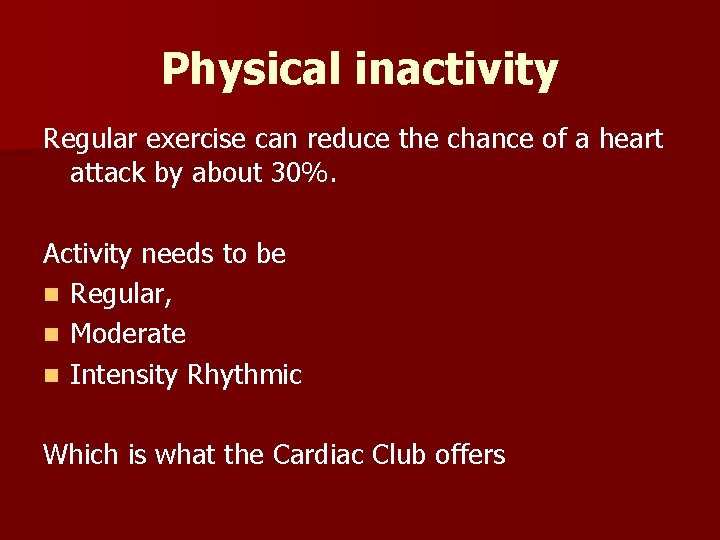 St Anthonys Presentation Oct 2012 Coronary heart disease