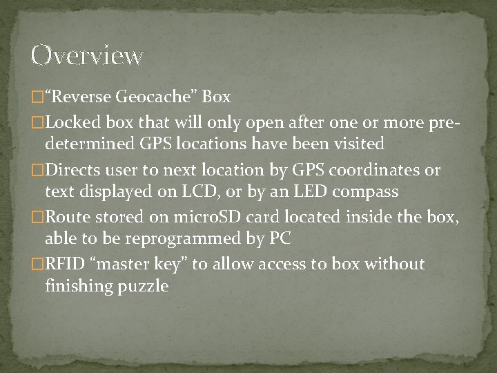 Rev Geo Multipurpose Puzzle Box Dan Chambers Josh