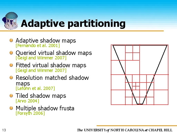 Logarithmic perspective shadow maps Brandon Lloyd 1 2