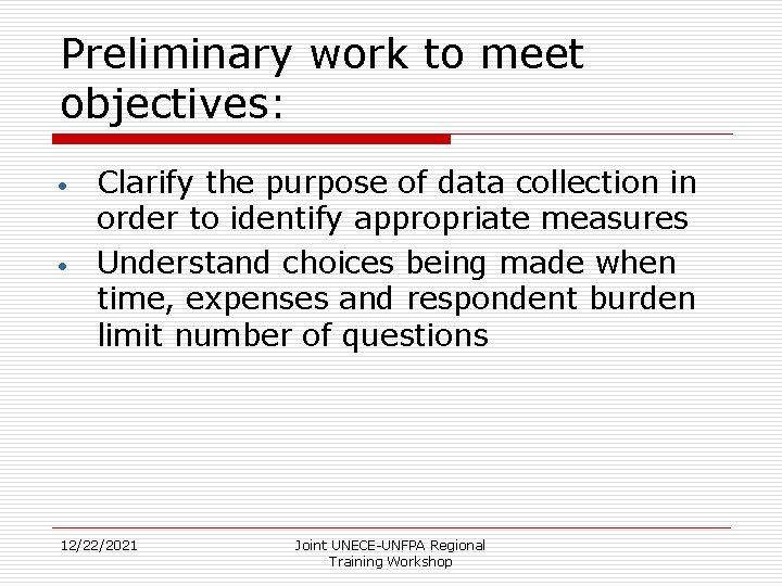 The Definition and Measurement of Disability The Work