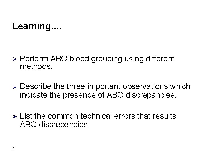 CHPTER TWO THE ABO BLOOD GROUP SYSTEM CH