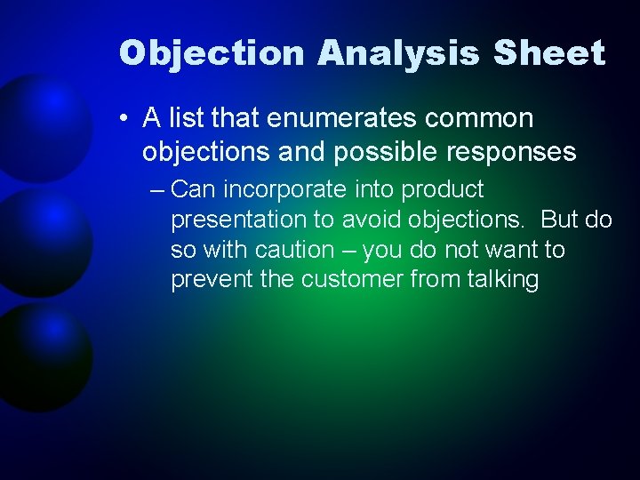 Product Presentation SHOW AND TELL MAKE IT COME