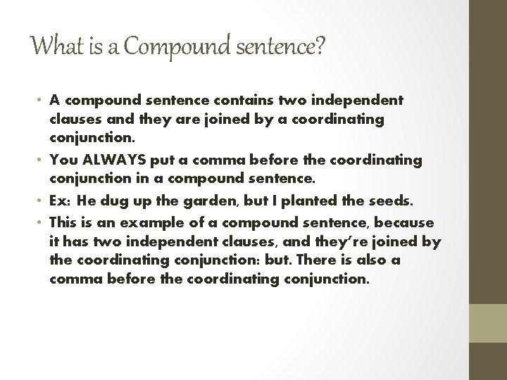Sentence Types By Joshua Kim What is a
