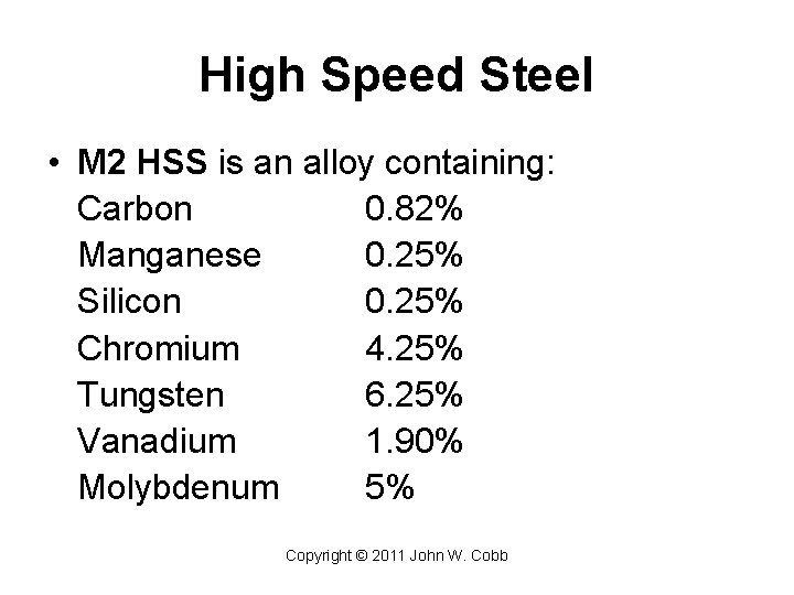 BASIC METALLURGY FOR WOODTURNERS What Is Steel Iron