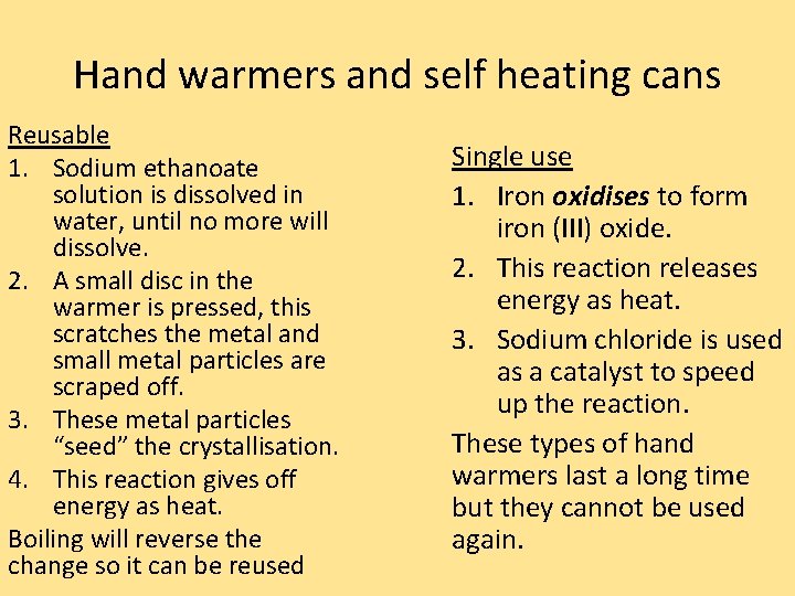 Endothermic Reactions Today you will be 1 learning