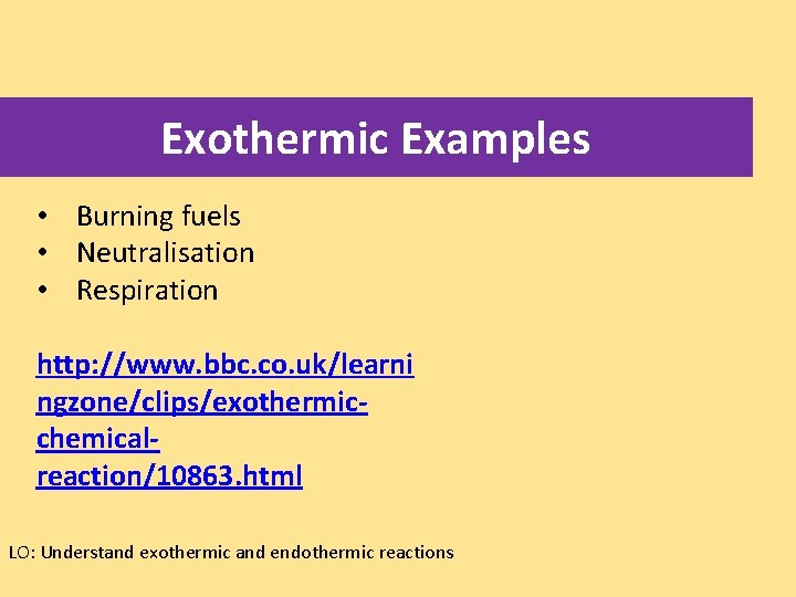 Endothermic Reactions Today you will be 1 learning