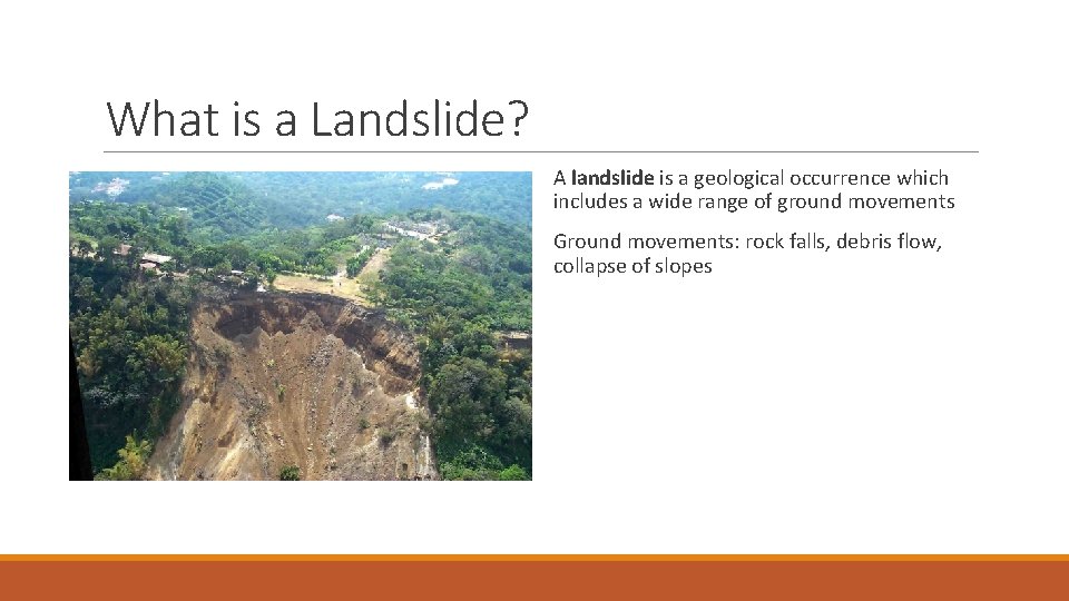 Natural Disasters 4 T H GRADE SCIENCE What