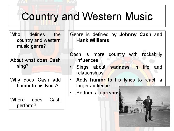 Music of the 1950 s Birth of Rock