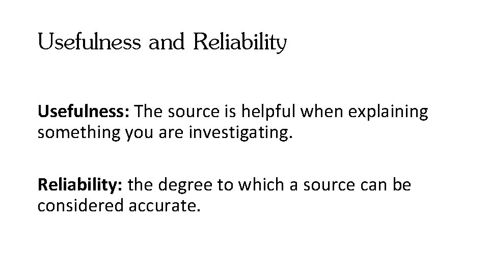 Year 12 Modern History Topic 1 Source Based