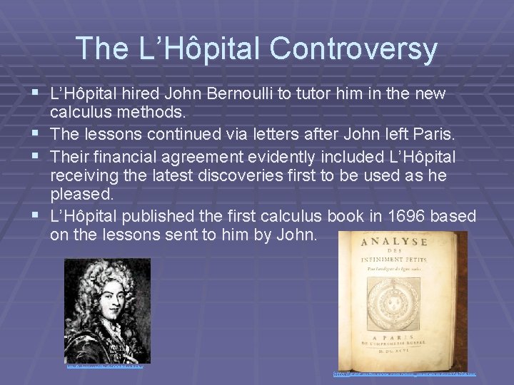 The Bernoullis and Euler 100 Years of Mathematics