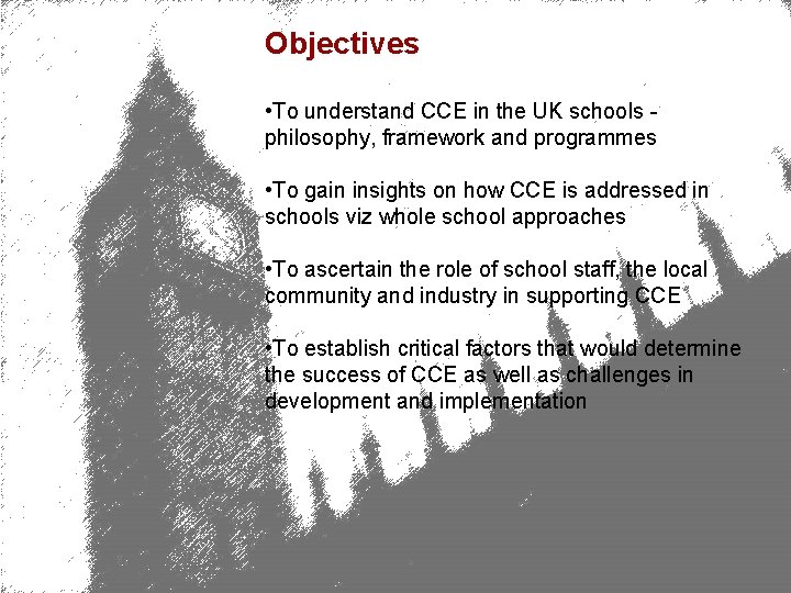 6 th SGPUK Teachers Exchange Programme 2008 Objectives