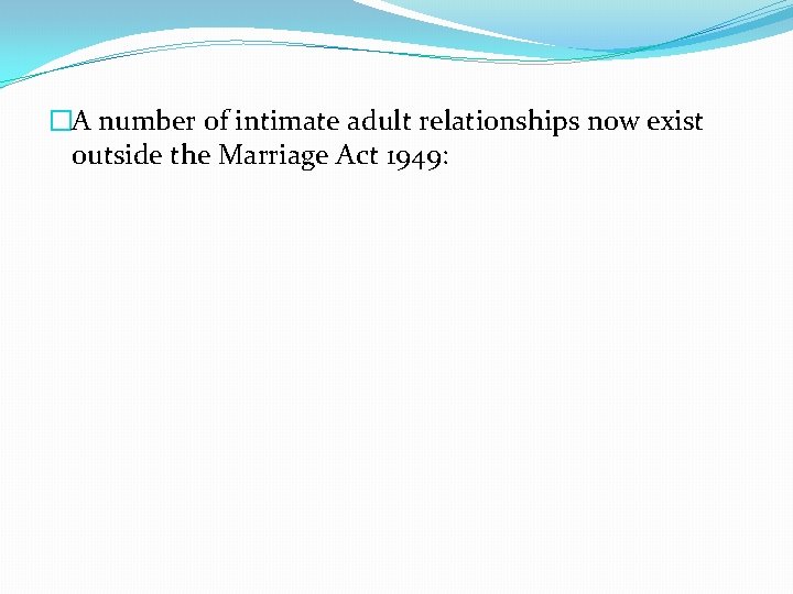 Three Problems with Marriage Law Professor Russell Sandberg