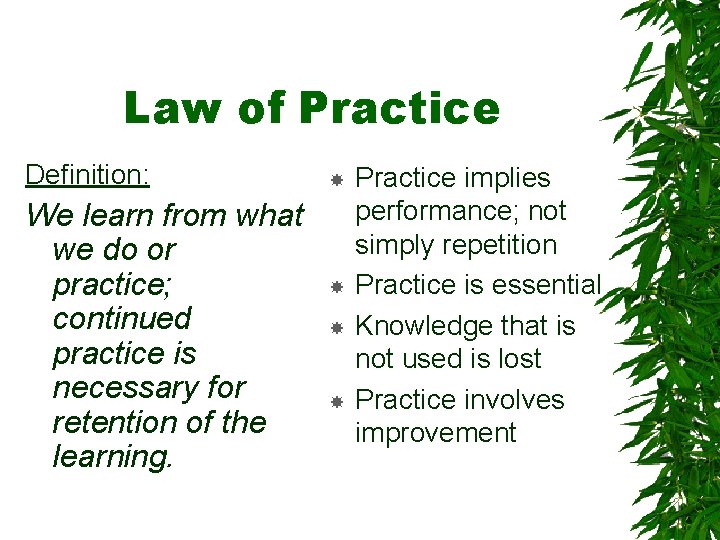 Teaching Looking for the Basics Basic Techniques of