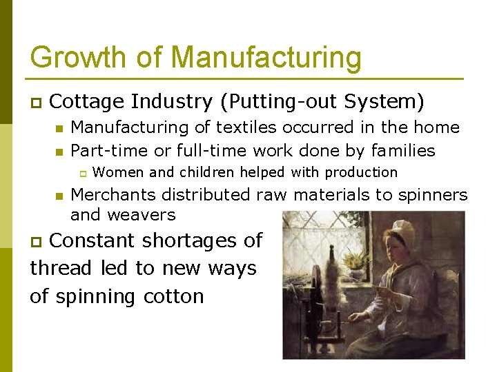 The Industrial Revolution Mr Somogye AP World History