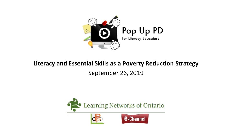 Literacy and Essential Skills as a Poverty Reduction