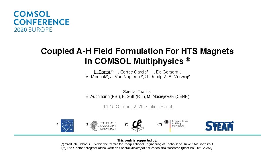 Coupled AH Field Formulation For HTS Magnets In