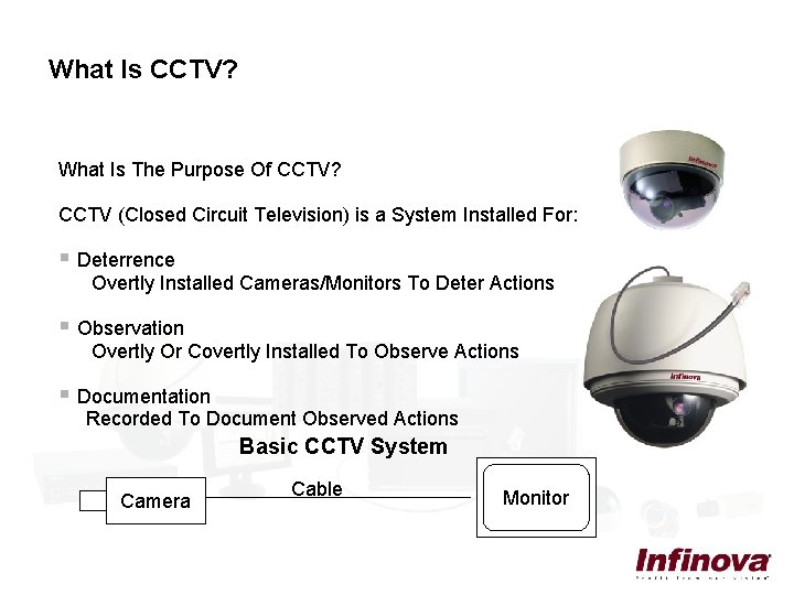 Infinova CCTV 101 What Is CCTV What Is