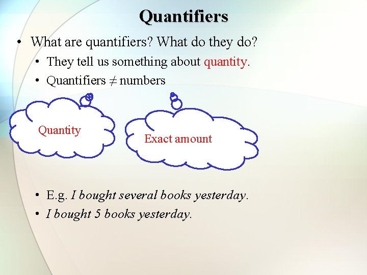 S 2 E English Language Module 8 Quantifiers