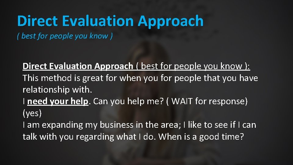 SETTING OF APPOINTMENT Pitfalls of Setting Appointment Not