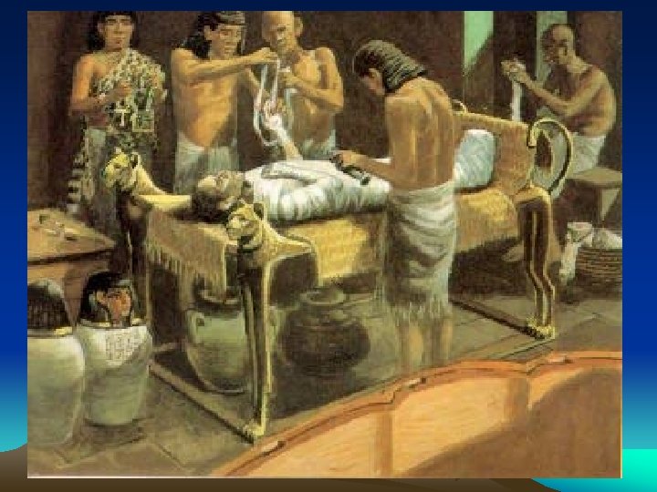 The Mummification Process The first mummies were just