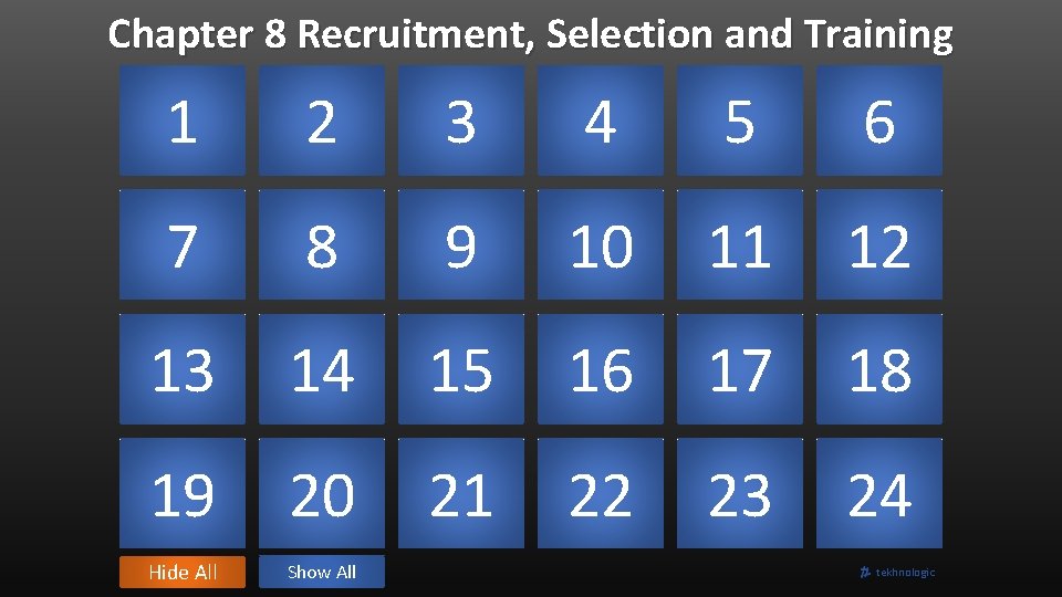 Chapter 8 Recruitment Selection and Training 1 introduction